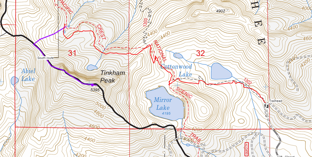 Mirror Lake Route – Andrew's Hikes
